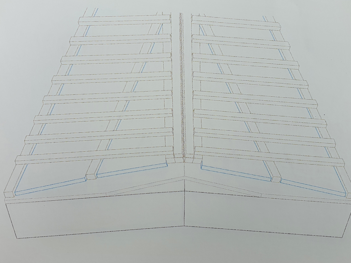 Colocación de pizarra en la limatesa de un tejado | ALCUPI guías ...