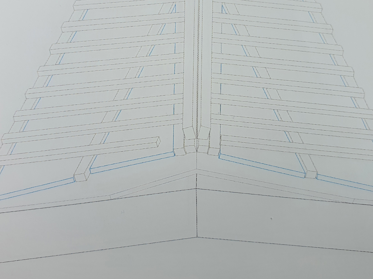 Colocación de pizarra en la limatesa de un tejado | ALCUPI guías ...