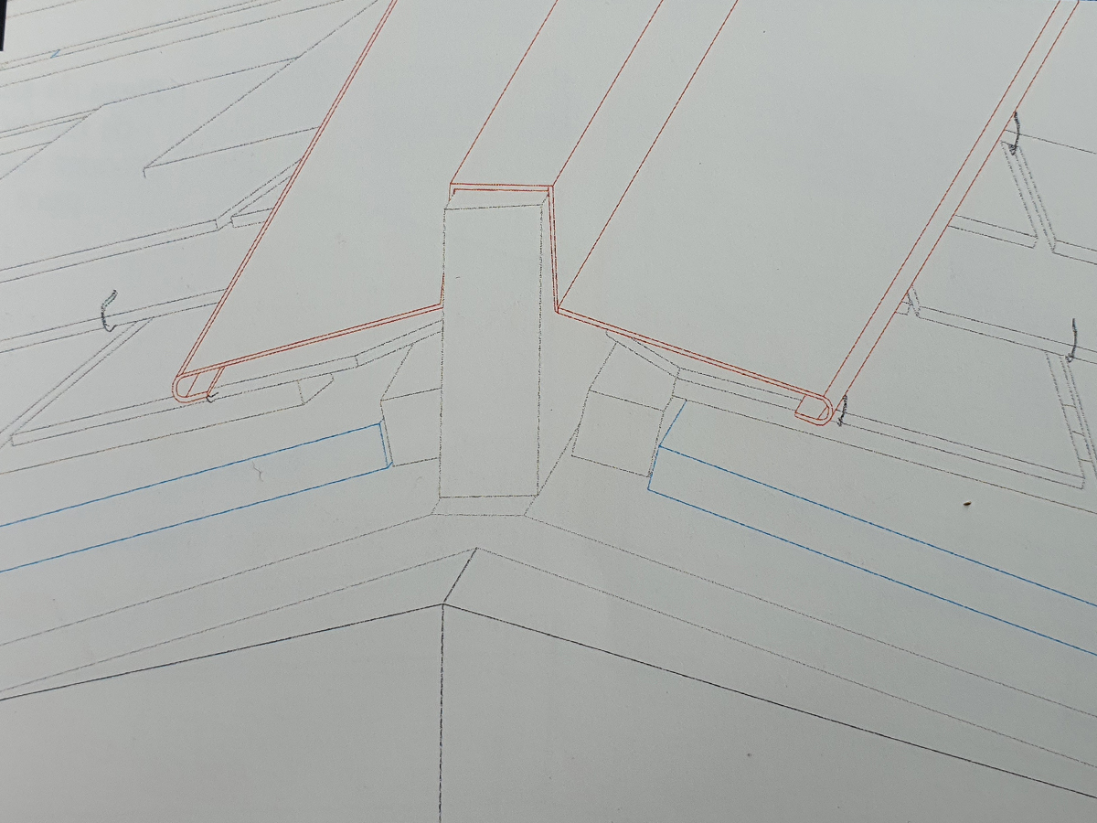 Colocación de pizarra en la limatesa de un tejado | ALCUPI guías ...